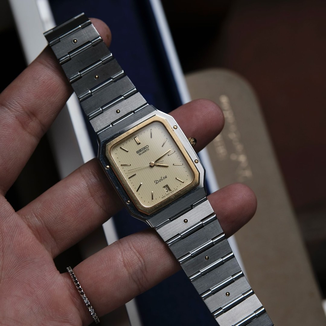 RARE! 80s Cream Dial Seiko Dolce Vintage Watch, Men's Fashion, Watches & Accessories, Watches on ...