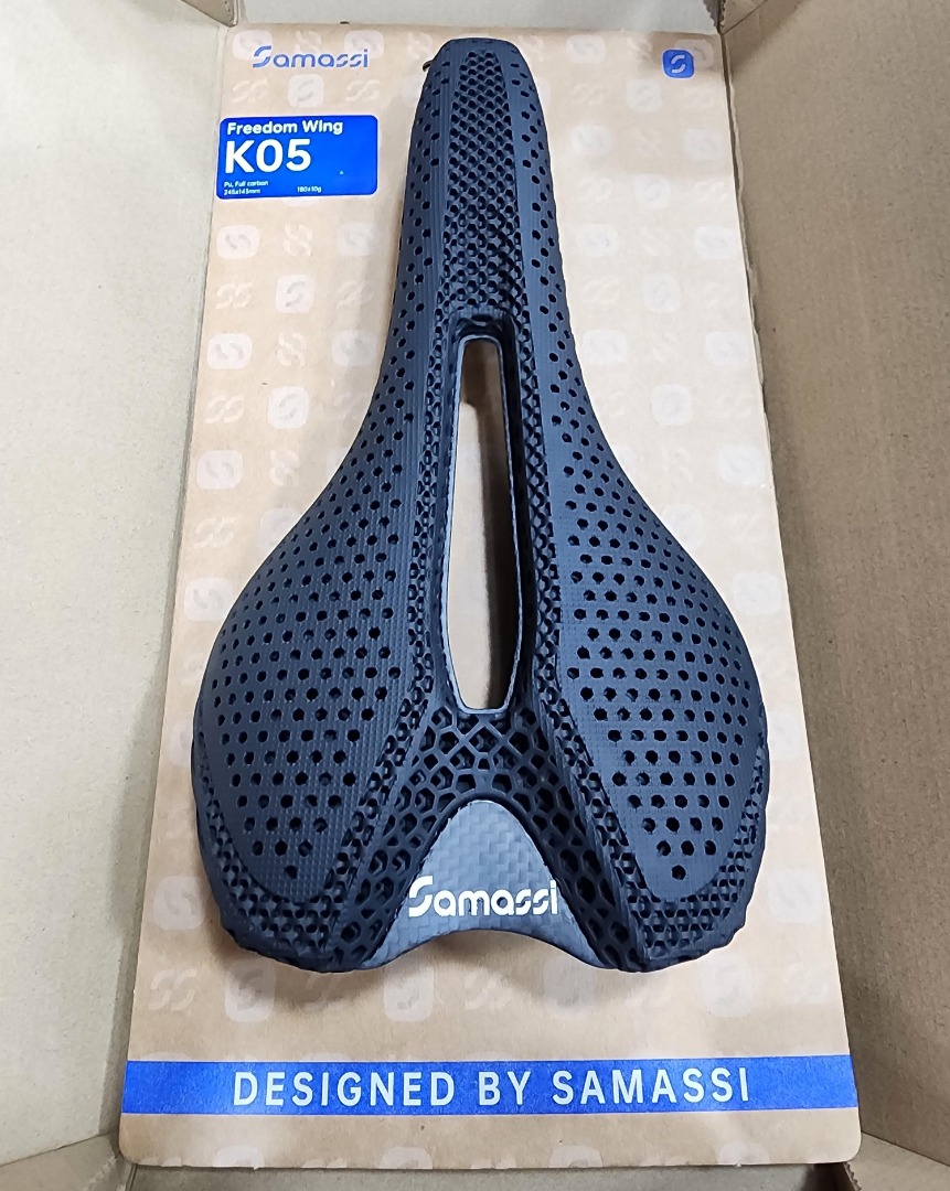 Samassi 3D Printed Comfortable Race Bike Saddle - K05 Freedom Wing ...