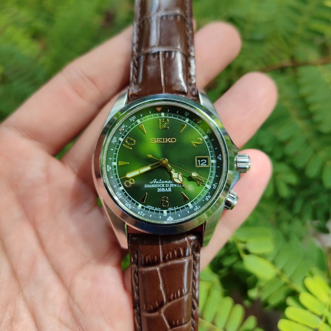 Seiko Alpinist Sarb017 JDM, Fesyen Pria, Jam Tangan di Carousell