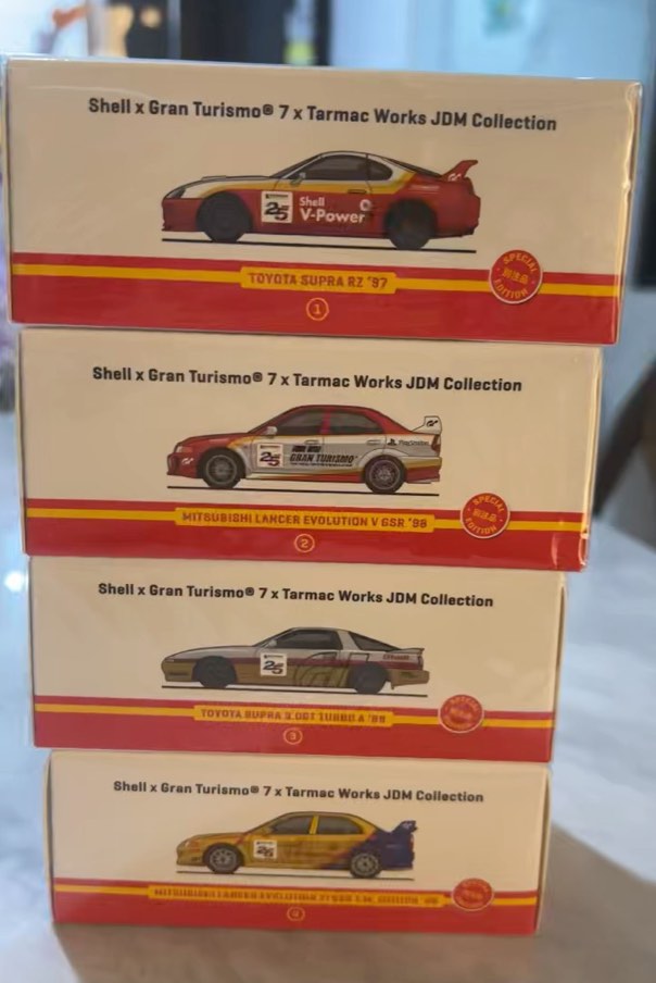Shell x Gran Turismo 7 Tarmac Works JDM Toyota Supra RZ '97, Hobbies ...