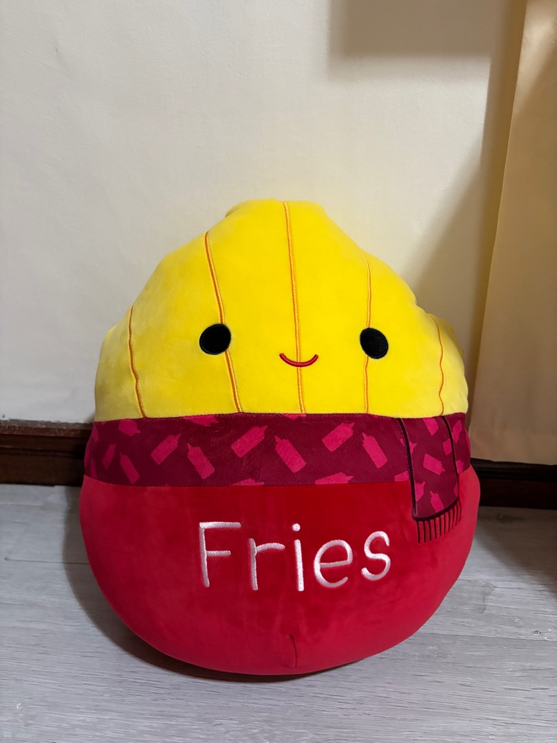 Squishmallows Fries Soft Pillow, Hobbies & Toys, Toys & Games on Carousell