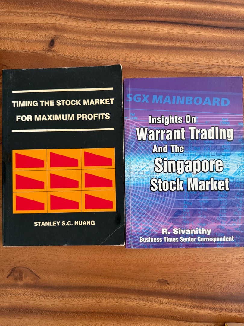 Stock Market Books - Timing the Stock Market & Warrant Trading, Hobbies ...