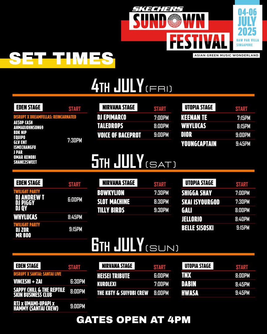 Sundown Festival 2025, Tickets & Vouchers, Event Tickets on Carousell