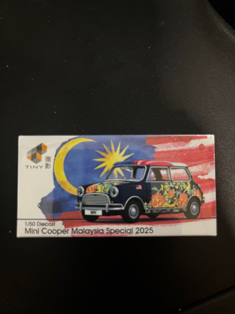 Tiny mini cooper 1/50 Malaysia Special 2025, Hobbies & Toys, Toys & Games on Carousell