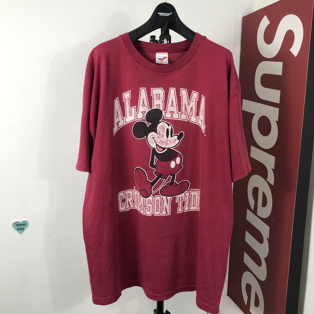 Vintage disney mickey alabama usa single stiCH XL, Men's Fashion ...