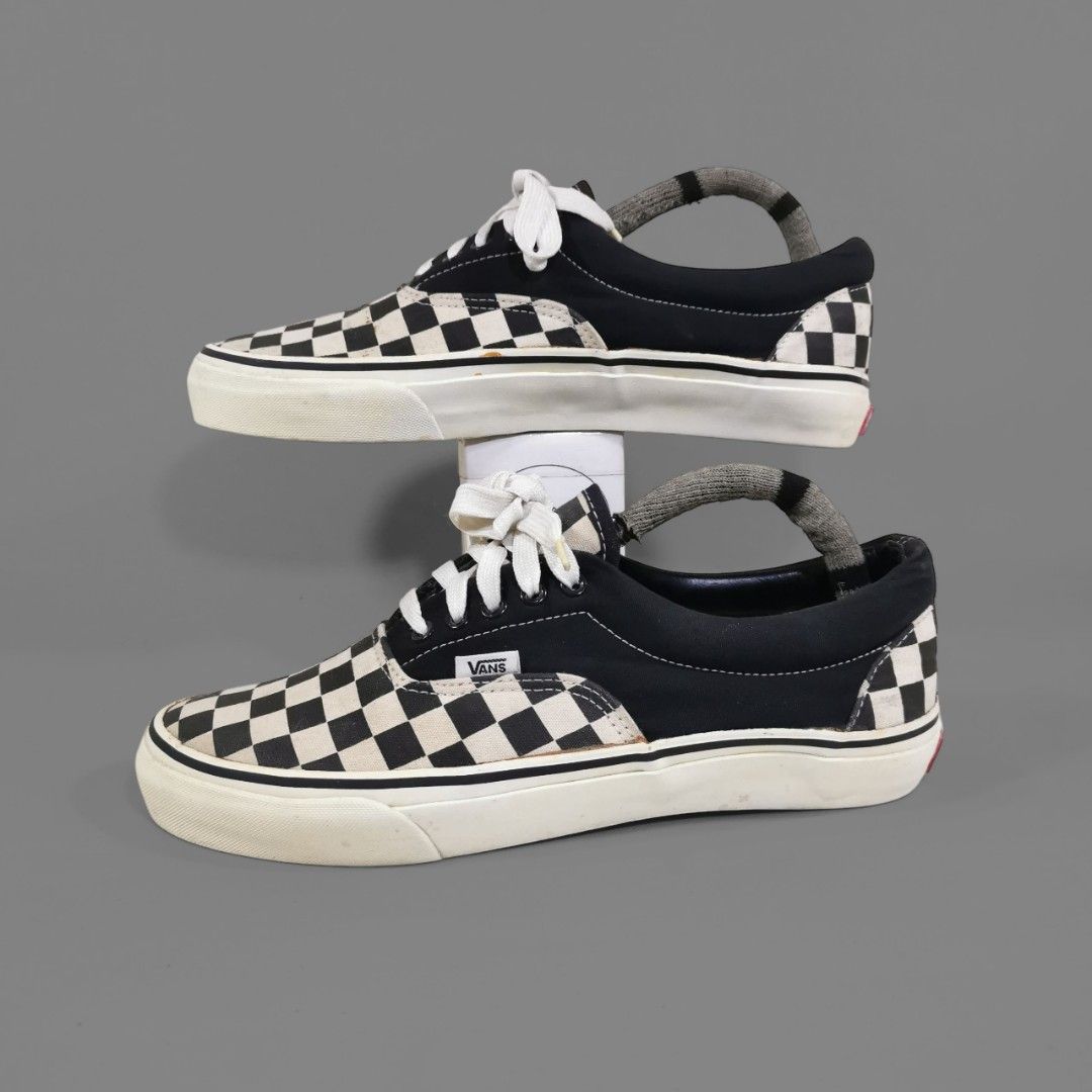 Vintage Vans Era Checkerboard USA Circa 1993 Original Langka, Fesyen ...