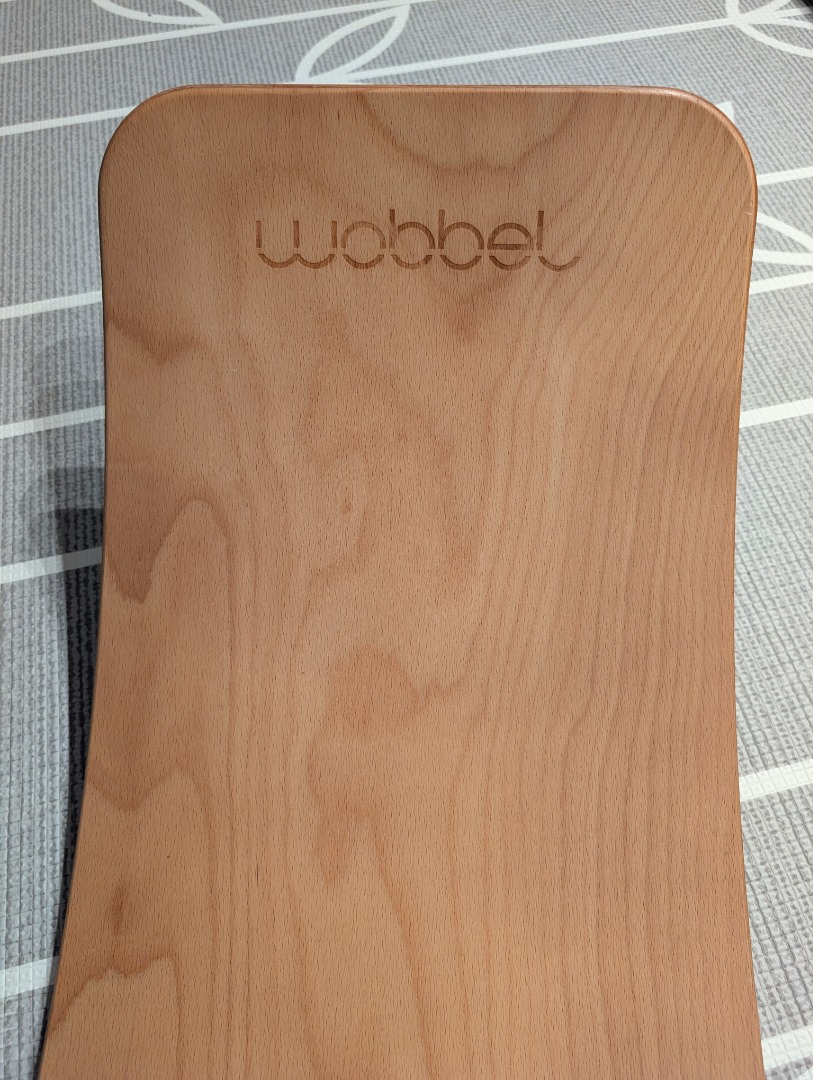 Wobbel Original Balance Board - Natural Wood, Babies & Kids, Infant ...