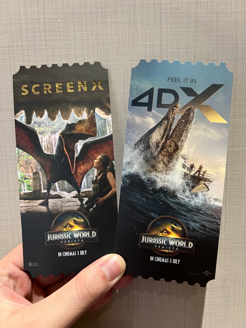 [WTS] Jurassic World Rebirth - GSC Aurum Theatre TRX 4DX & ScreenX ...