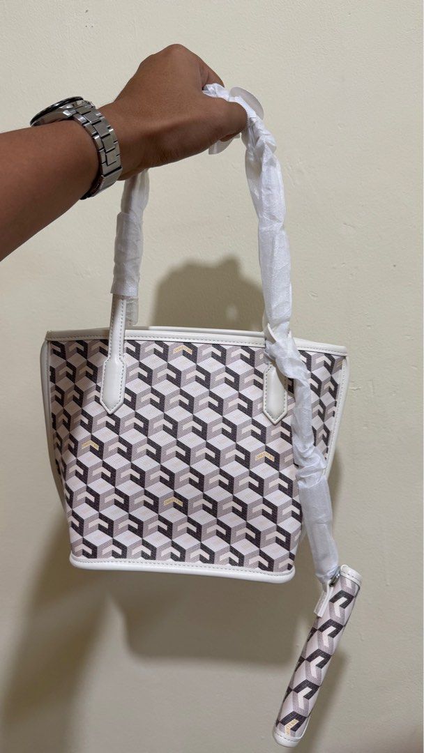 WTS Tas Christy NG Bag Russo Mini Tote Bag Black Chestnut White ...