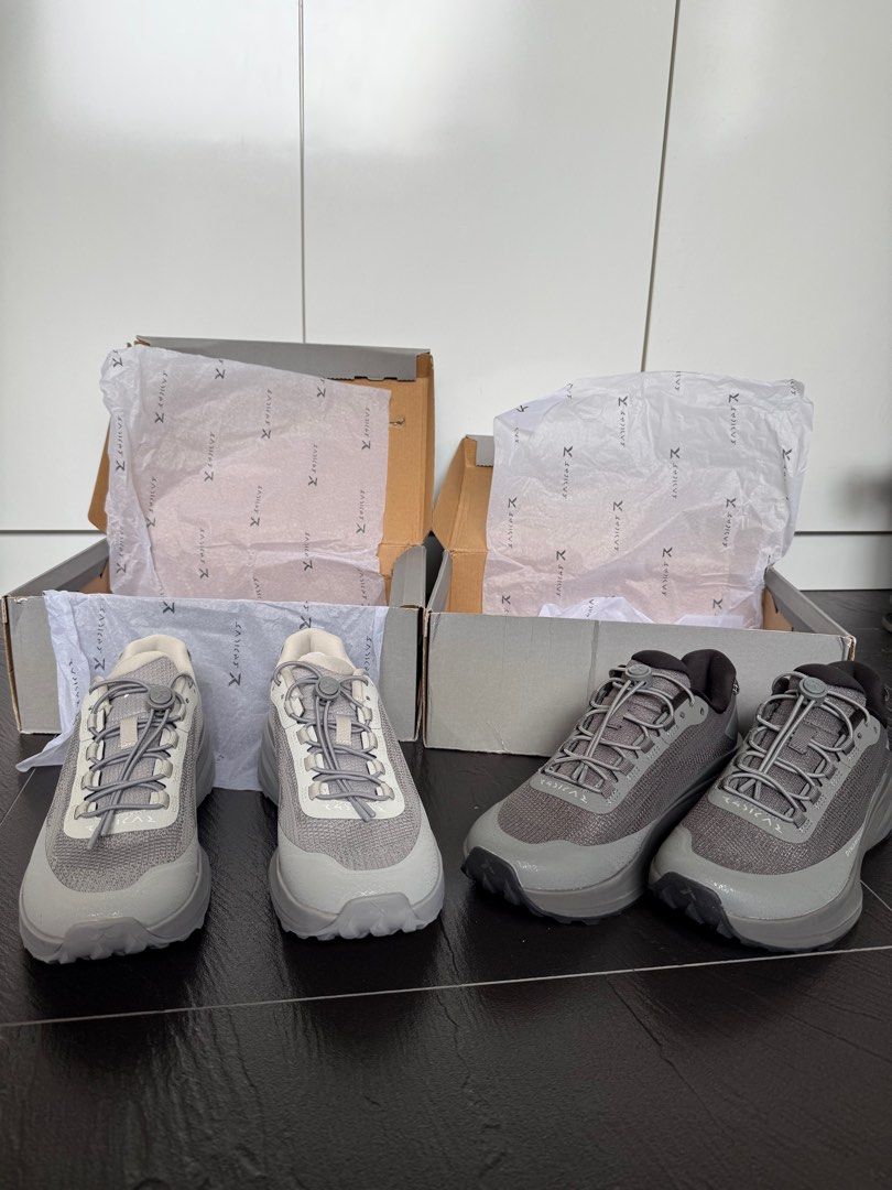 X RADICAL Pilgrim V1 Sneakers - Cold Ash & Dark Forest on Carousell