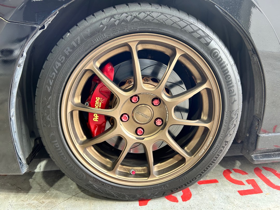 ZE40 Original Rays PCD 17" 5x114.3 with tyres (dekitting), Car ...