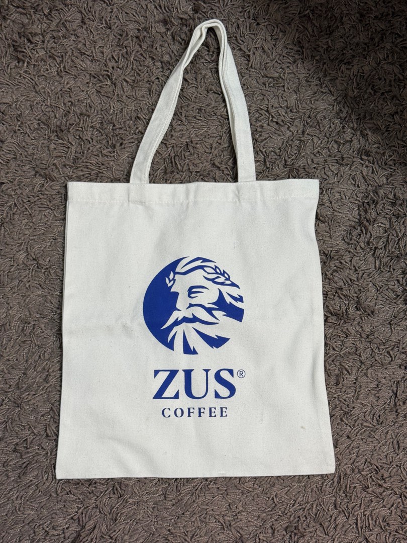 ZUS Logo Canvas Tote Bag, Women's Fashion, Bags & Wallets, Tote Bags on ...