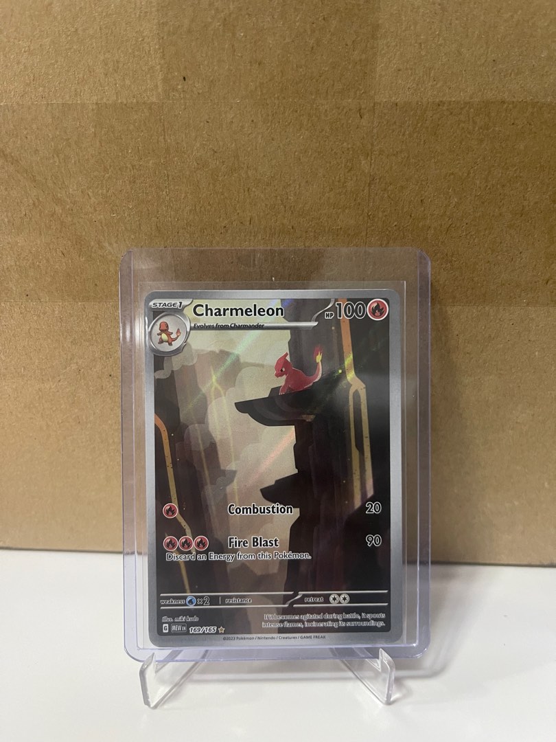 151 Charmeleon IR Pokemon Card - 169/165, Hobbies & Toys, Toys & Games ...