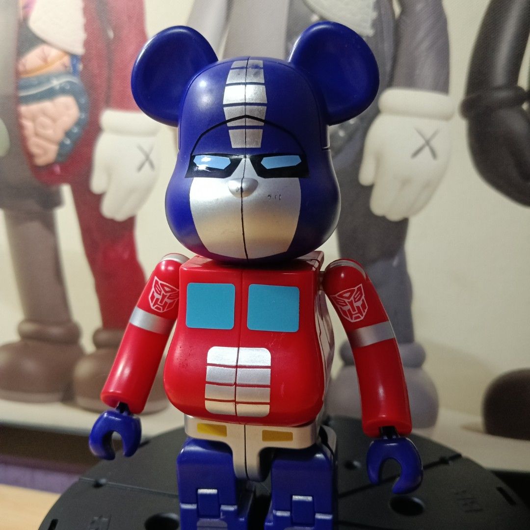 2014 MEDICOM TOY TOMY BEARBRICK TRANSFORMERS OPTIMUS PRIME FIGURE ...