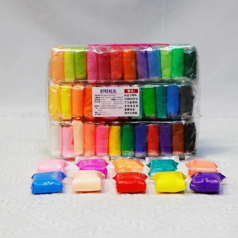 36 Colors Air Dry Plasticine Modeling Clay for Children Polymer ...
