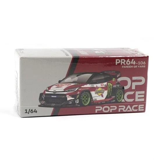 全新 Poprace Pandem GR Yaris Daigo Saito - 1:64 1/64 scale similar to ...