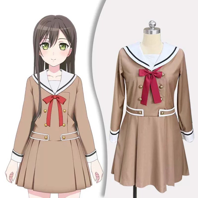 Bang dream 校服花咲川女子學園制服 cos, 興趣及遊戲, 玩具 & 遊戲類 - Carousell