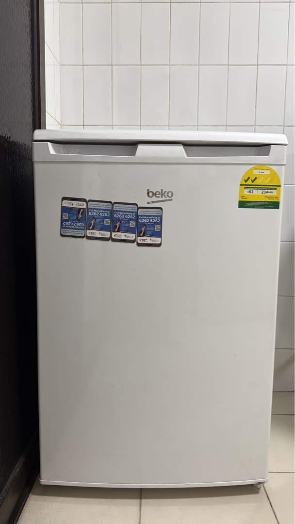Beko Mini Fridge - White, TV & Home Appliances, Kitchen Appliances ...