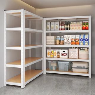 Boltless Rack 5 Tier Metal Frame Storage Shelves Rak Besi 5 Tingkat ...