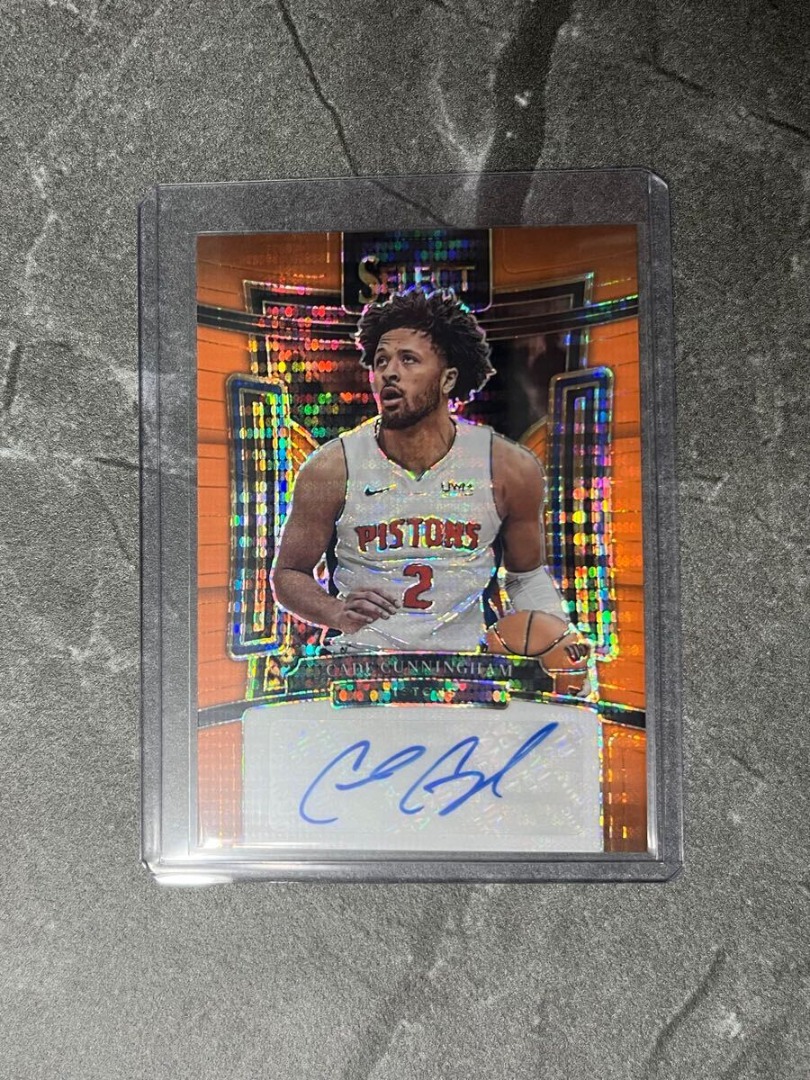 Cade Cunningham Autograph Card #/30, Sports Equipment, Sports & Games ...