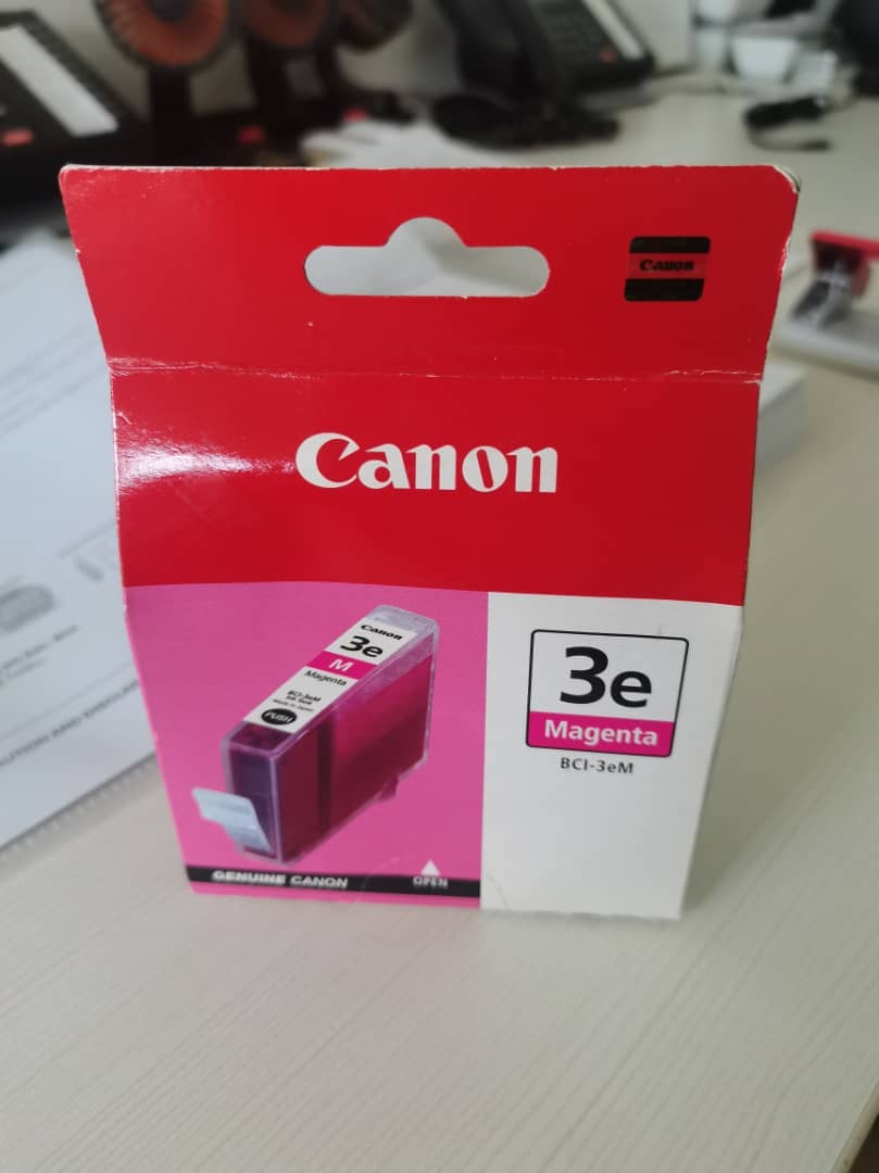 Canon BCI-3e M Magenta Ink (Genuine) BCI3eM for Printer i550 i560 i6100 ...