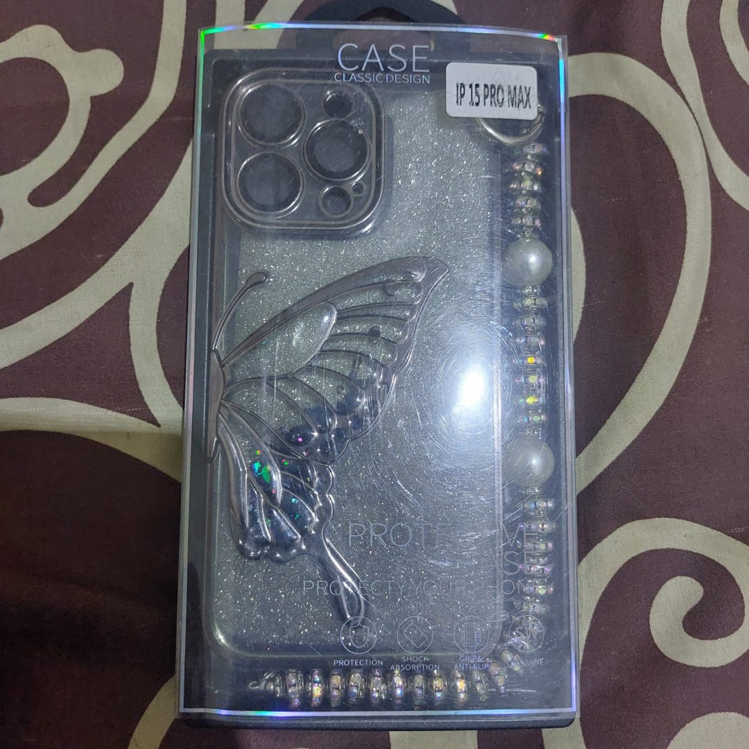 Case Iphone IP 15 Pro Max + strap, Telepon Seluler & Tablet, Aksesoris ...