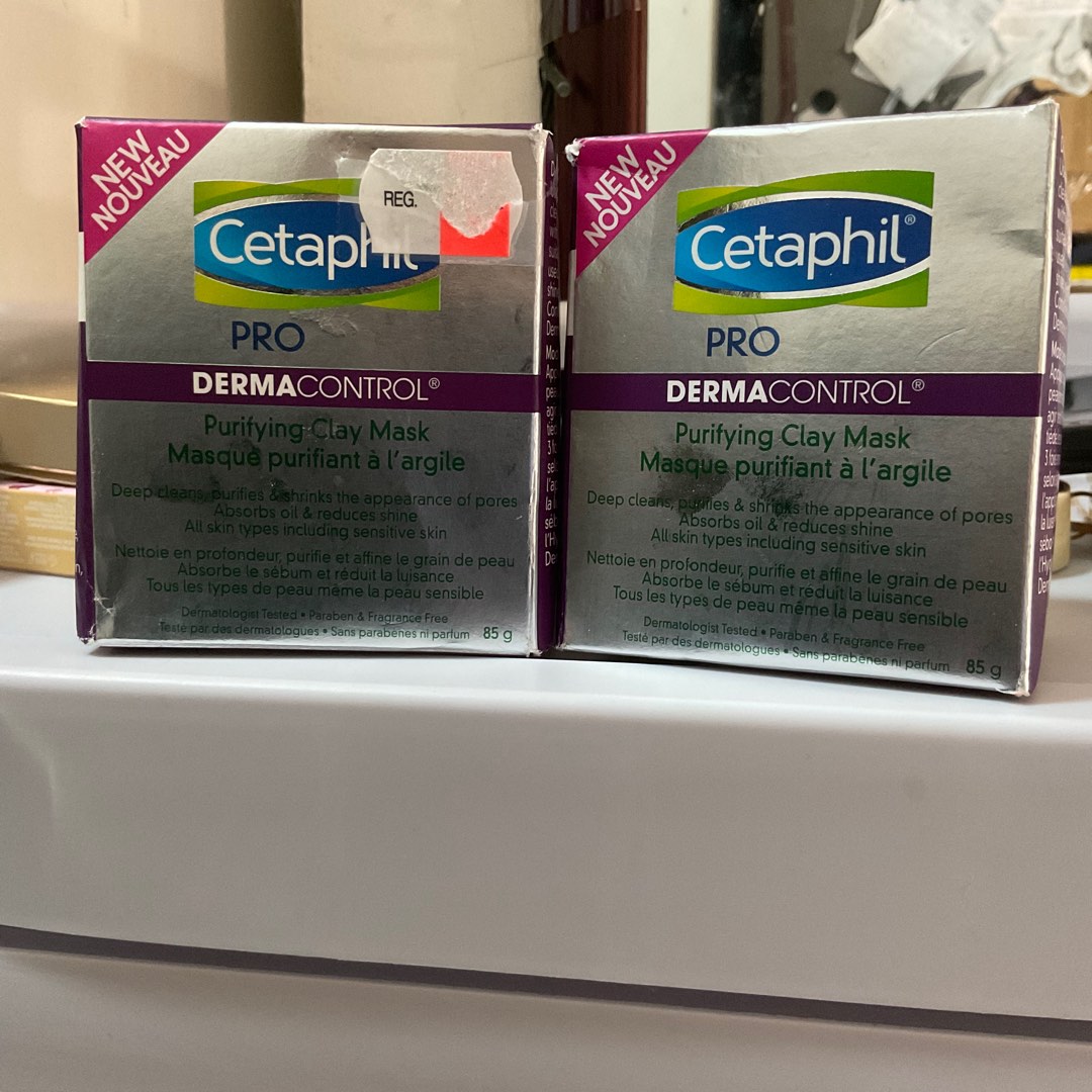 Cetaphil ProDerma Control Purifying Clay Mask, Beauty & Personal Care ...