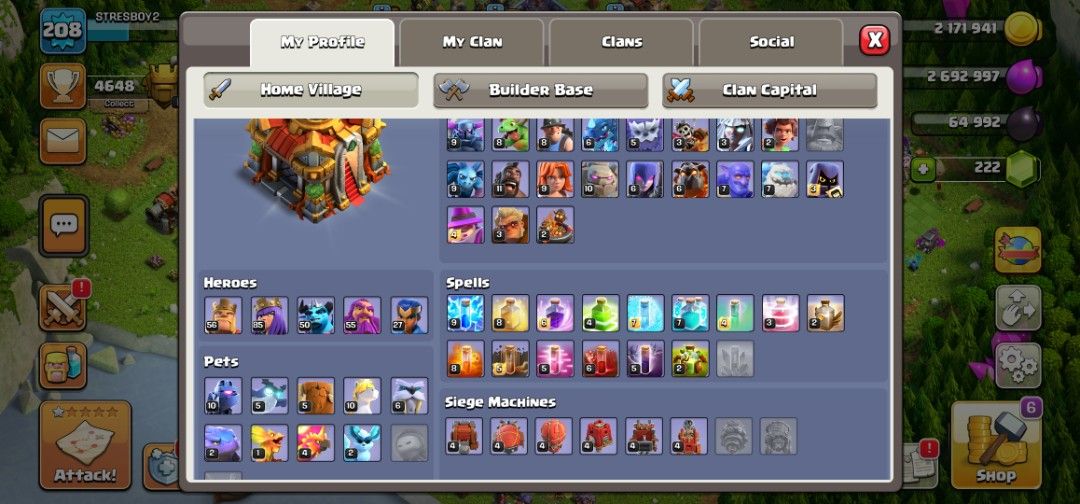 clash of clans/coc account for sale, Video Gaming, Video Games, Others ...