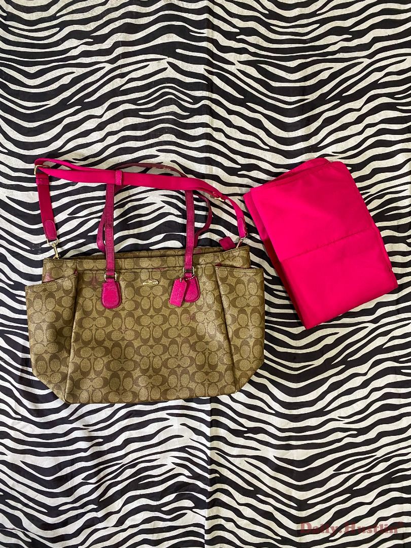 COACH DIAPER BABY BAG TOTE, Luxury, Bags & Wallets on Carousell