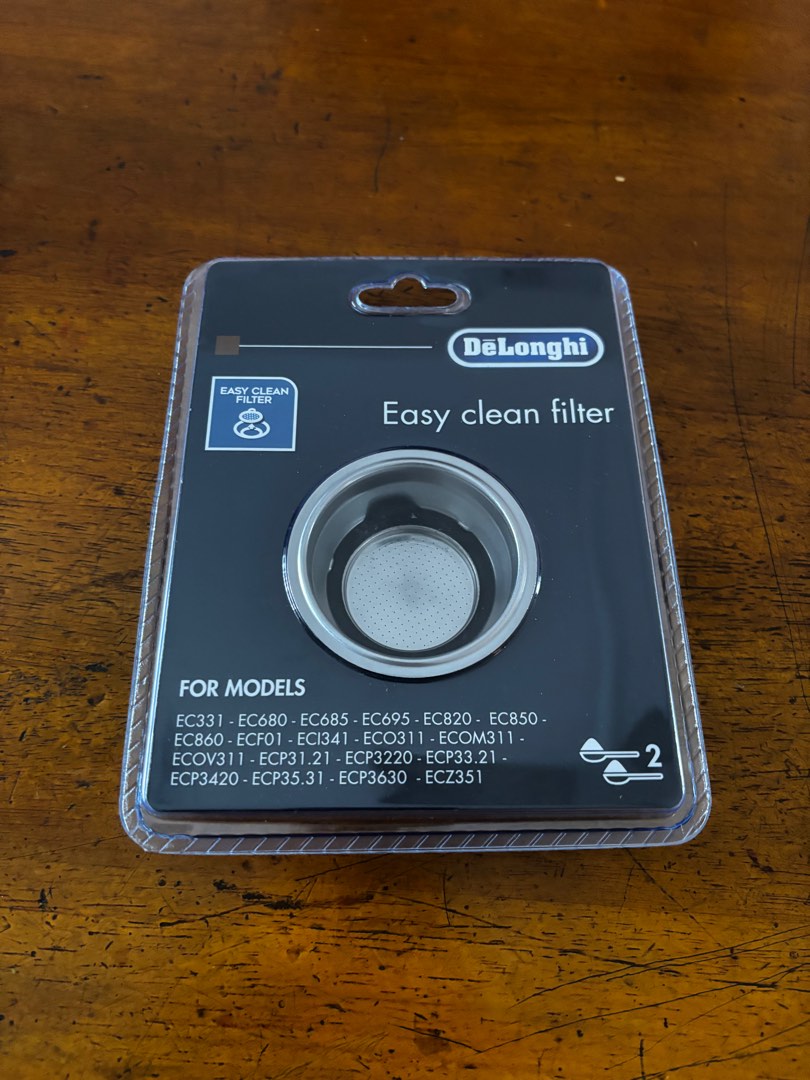 DeLonghi Easy Clean Filter - New, TV & Home Appliances, Kitchen ...