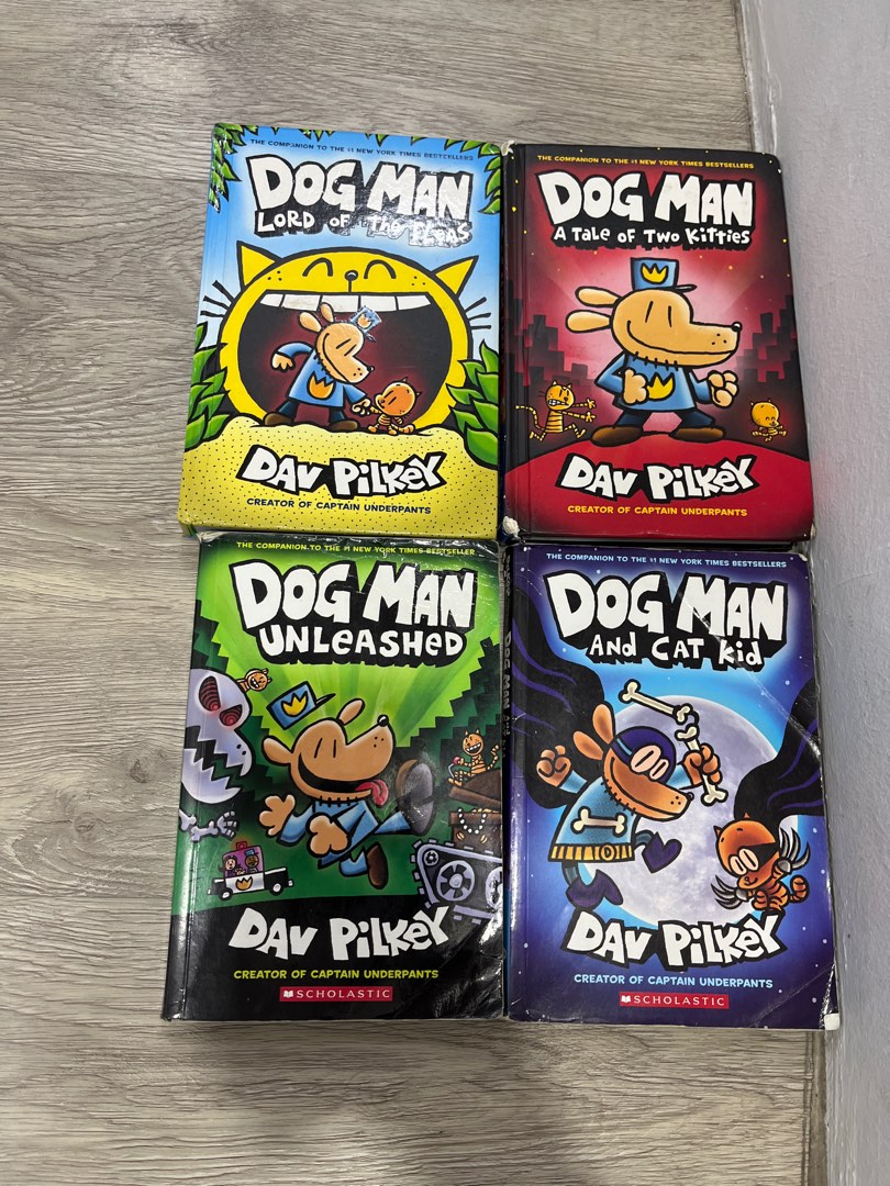 Dog Man Book Series by Dav Pilkey, Hobbies & Toys, Books & Magazines ...