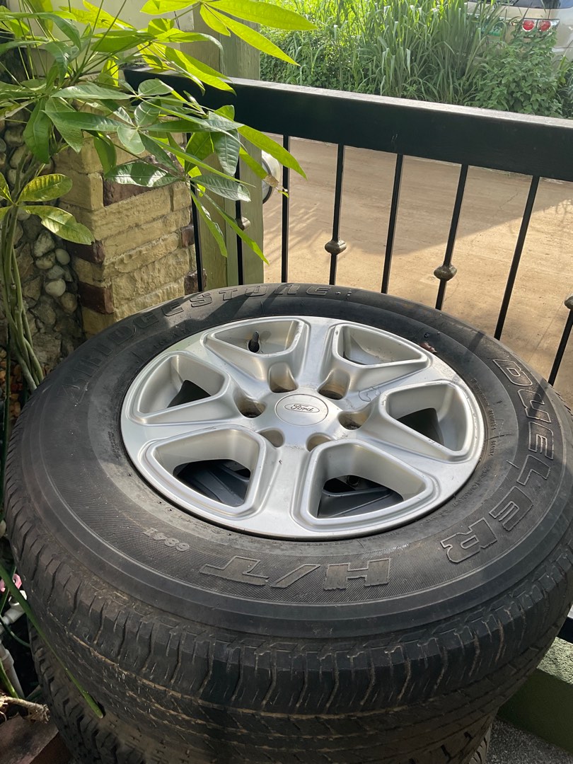 Ford ranger stock mags and tires, Car Parts & Accessories, Mags and ...