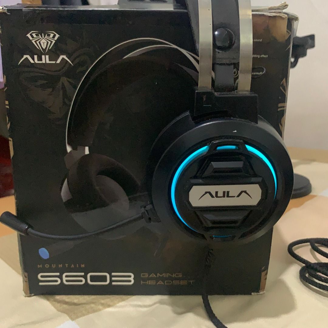 Headset Gaming Rgb AULA S603, Elektronik, Lainnya di Carousell