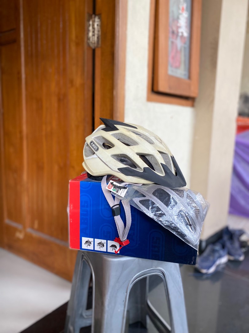 Helm Abus Germany Original Old Stock Helm Sepeda Baru, Olah Raga ...