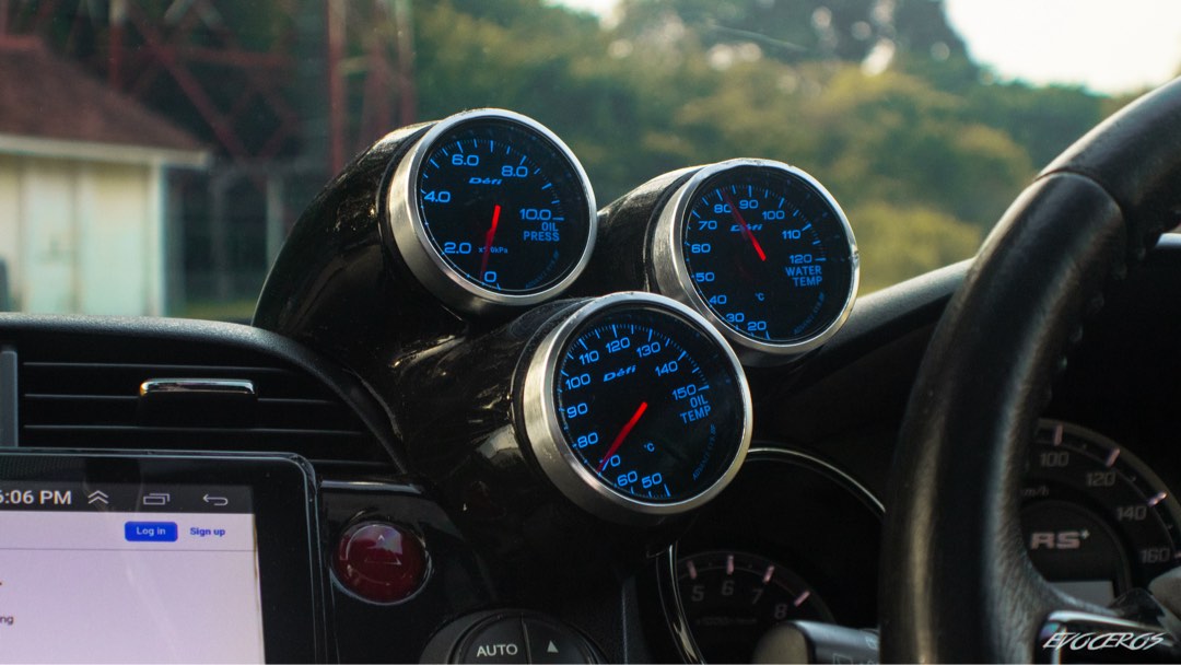 Honda Fit/Jazz GE Seeker Gauge Pod & Defi Gauges, Car Accessories ...