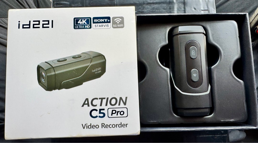 id221 ACTION C5 Pro 4K Dashcam - Like New, Furniture & Home Living ...