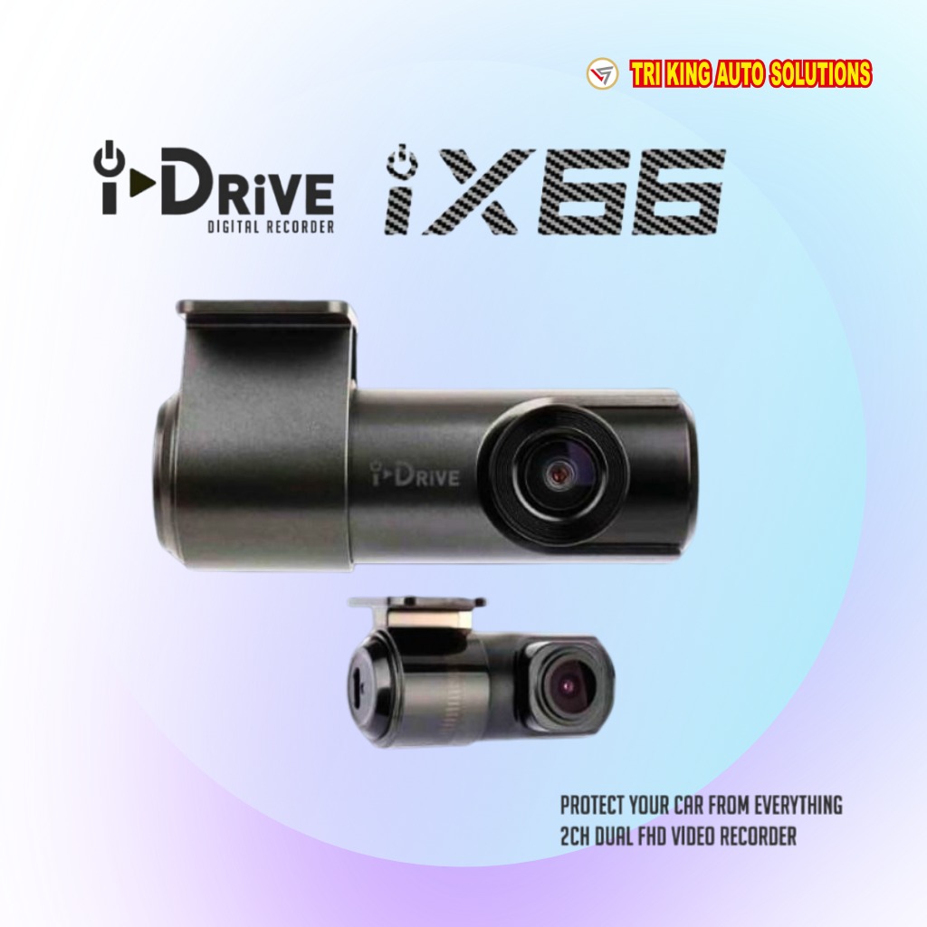 iDrive iX66 2-Channel Full HD Real HDR SONY Starvis Image Car Dash ...