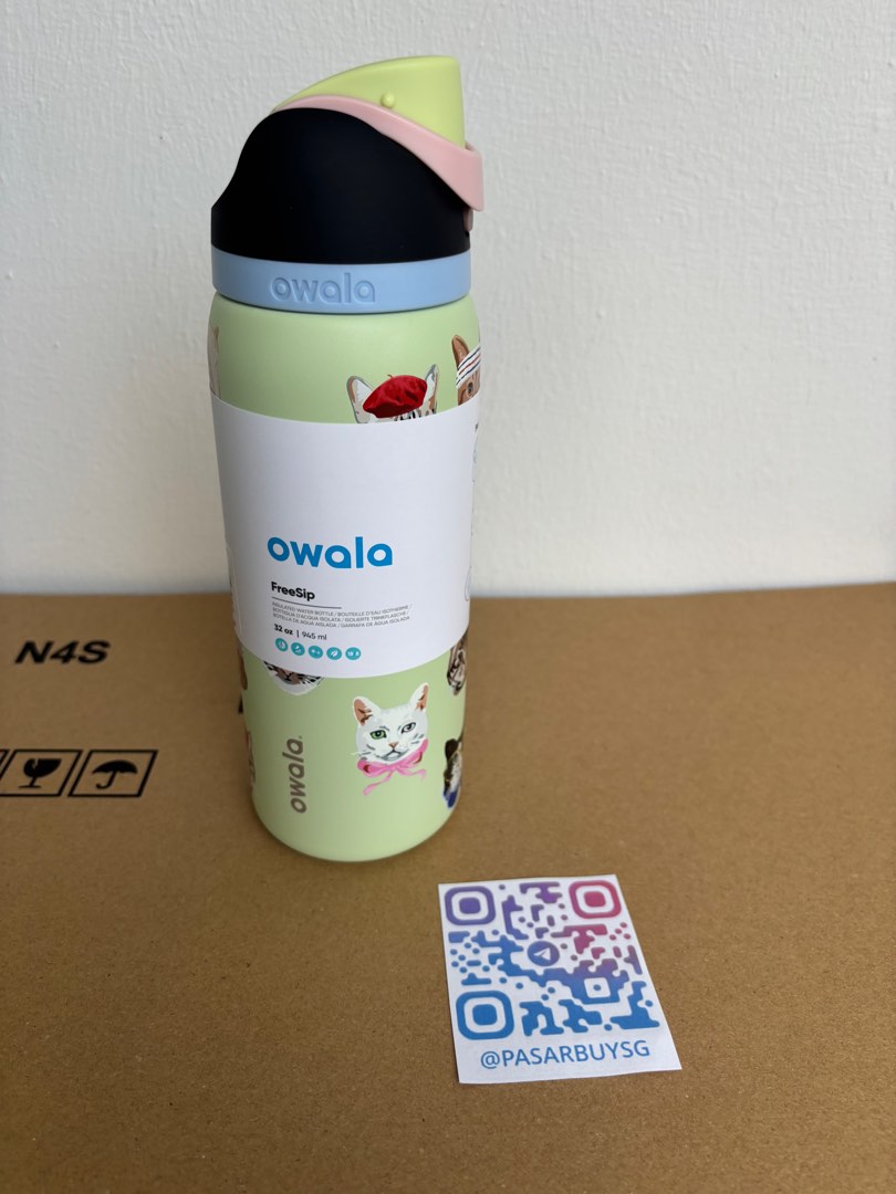 Instock owala cat collage 32oz, Furniture & Home Living, Kitchenware ...