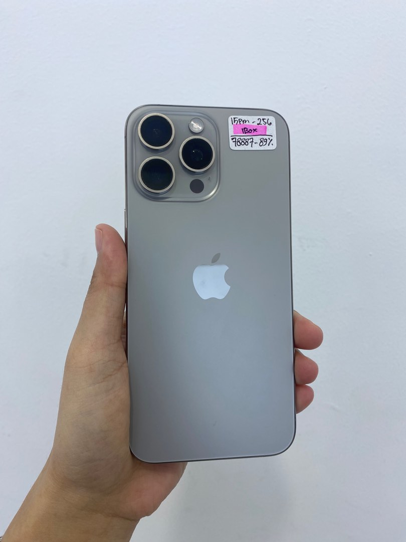 IP 15 pro max 256 GB ex IBOX, Telepon Seluler & Tablet, iPhone, iPhone ...