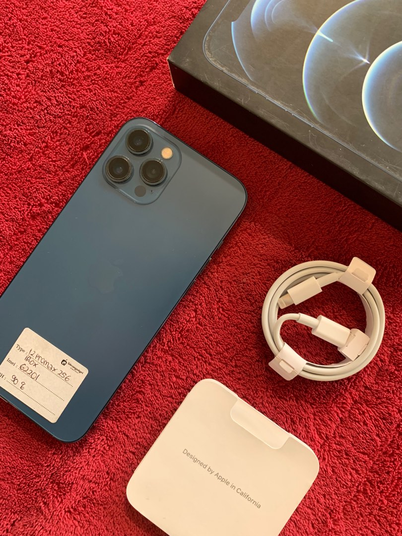 iphone 12 promax 256gb ex ibox, Telepon Seluler & Tablet, iPhone ...