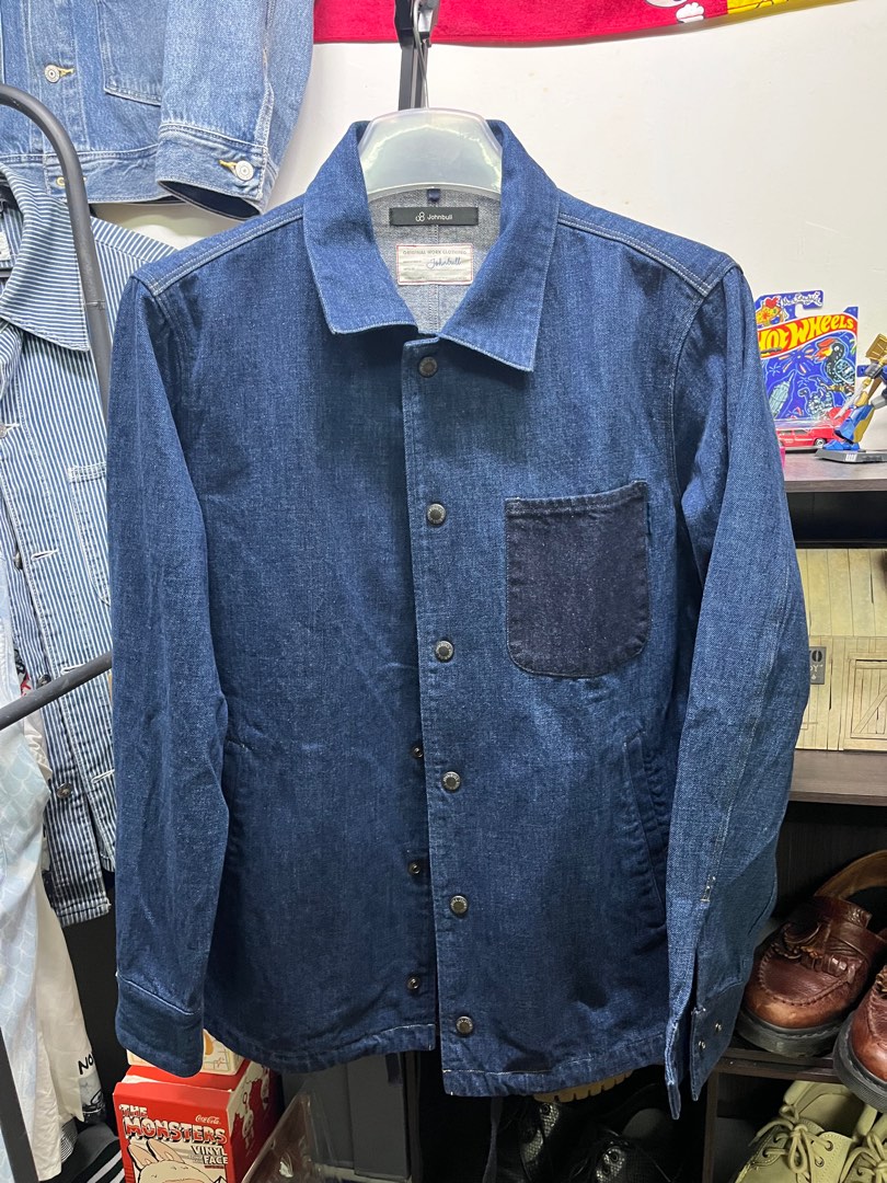 John Bull Raw Denim coach Jacket, Men's Fashion, Coats, Jackets and ...