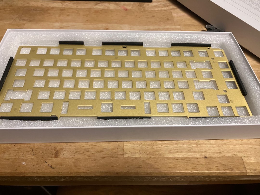 Keychron Q1 Brass Plate ansi, Computers & Tech, Parts & Accessories, Computer Keyboard on Carousell