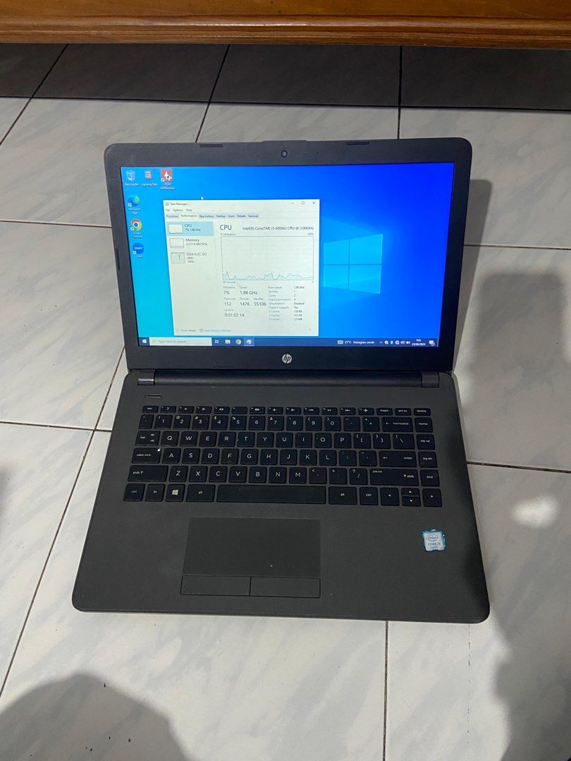 Laptop HP 240 G6 i3 gen 6 Bisa M.2 Ram 8GB hdd 500gb, Elektronik ...