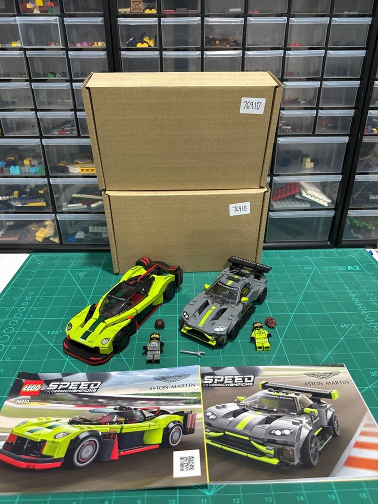 Lego 76910 Speed Champions Aston Martin Valkyrie AMR Pro And Aston ...