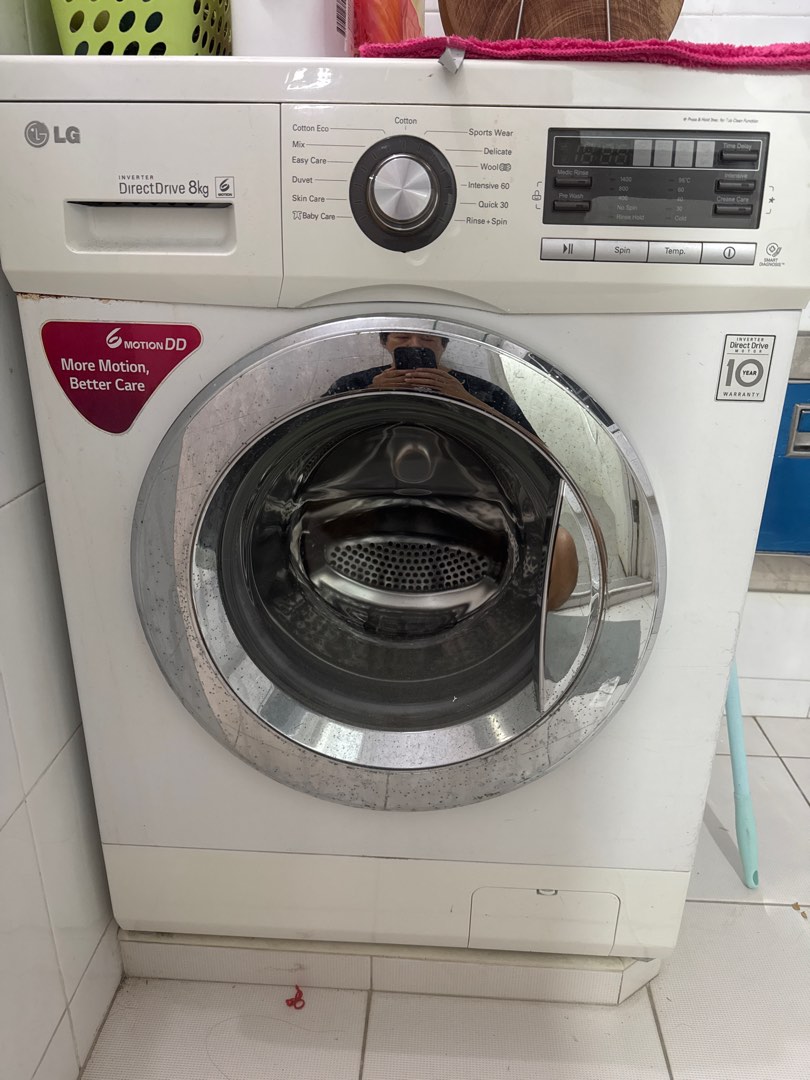 LG Direct Drive 8kg Washing Machine, TV & Home Appliances, Washing ...