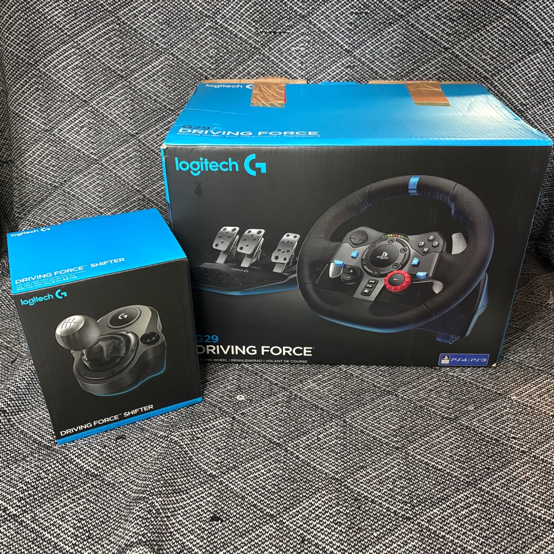 FREE DELIVERY Logitech G29 Driving Force Steering Wheel Pedal Sim ...