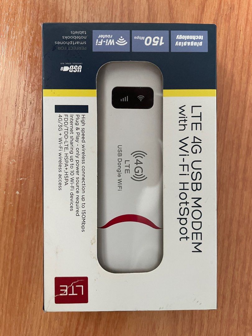 LTE 4G USB Modem with Wi-Fi Hotspot, Computers & Tech, Parts ...