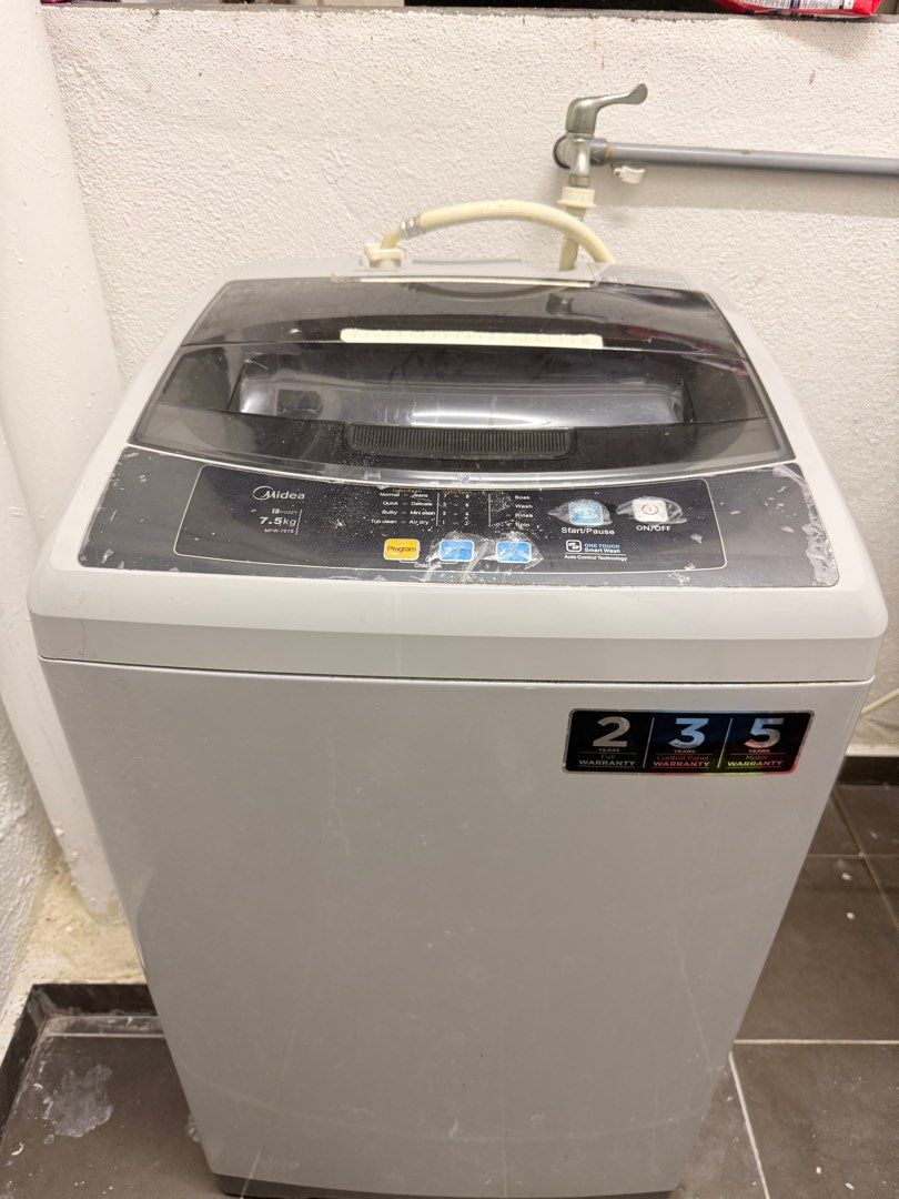 Media washing machine 7.5kg, TV & Home Appliances, Washing Machines and ...