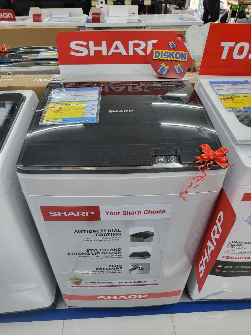 Mesin cuci 1 tabung sharp 350watt, Elektronik, Lainnya di Carousell