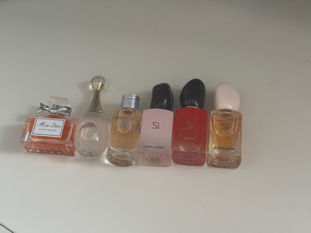 Miniature Perfume Set - Dior, Armani, Beauty & Personal Care, Fragrance ...